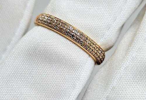 Золотое кольцо с бриллиантом 585 проба 16р-р
