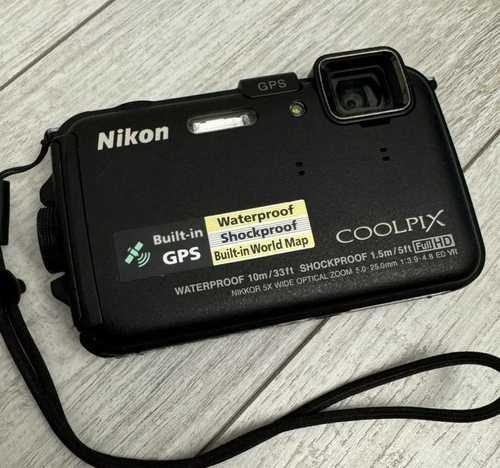 Подвоодная фотокамера Nikon Coolpix AW100 GPS