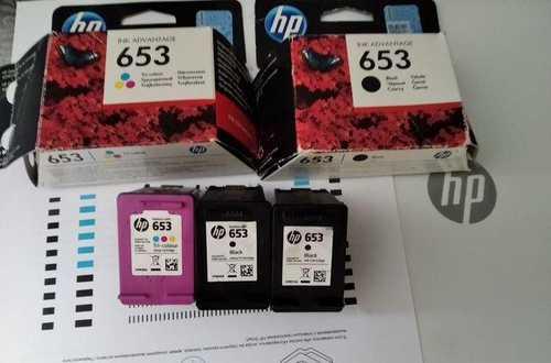 Картриджи HP 653