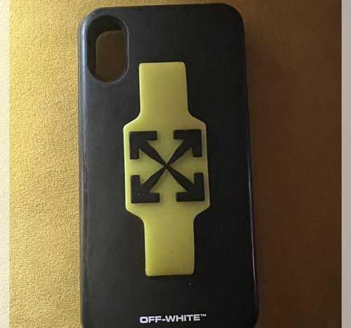 Чехол Off-White на iPhone X Оригинал