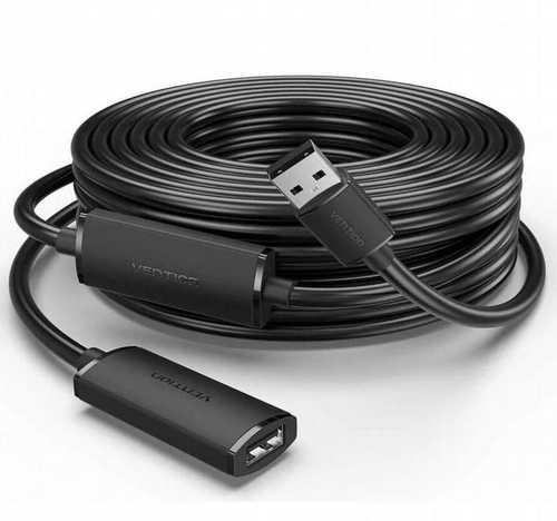 Кабель удлинитель USB2.0 аm/AF 15м #397367