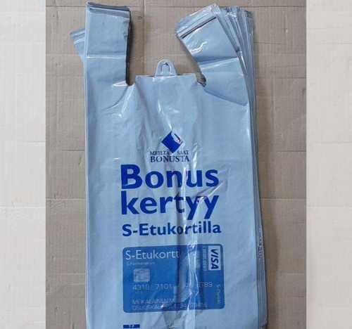 Пакет майка Bonus kertyy 32х65 см, 2-х слойный