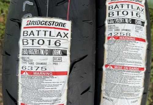Bridgestone BT016 PRO 120/70ZR17 + 160/60ZR17