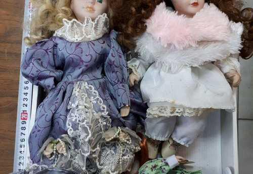 Куклы фарфор 3 шт. цена за все