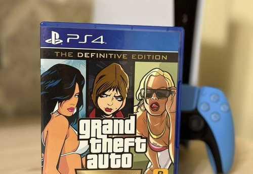 Диск PS4 GTA: The Trilogy — The Definitive Edition