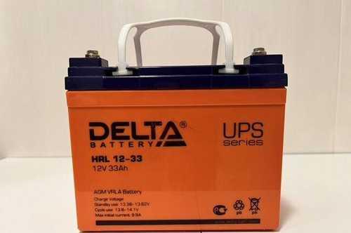 Аккумуляторная батарея delta Battery HRL 12-33