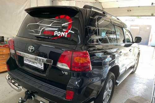 Фаркоп Toyota LC 200 под квадрат нержавейка