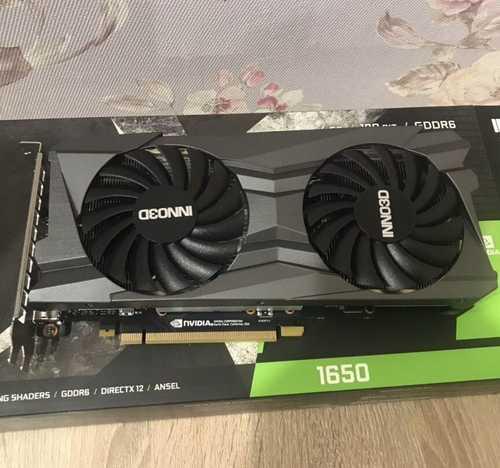 Видеокарта gtx 1650 gddr6