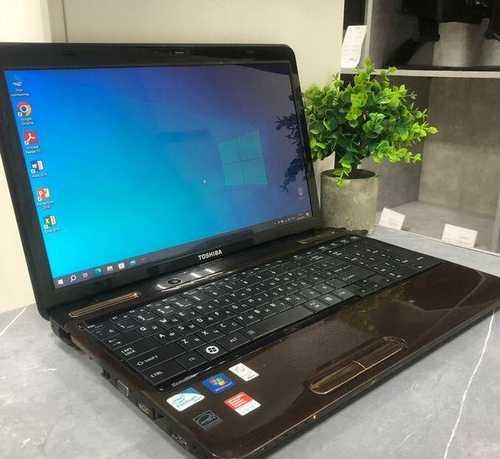 Бюджетный ноутбук Toshiba для офиса с SSD