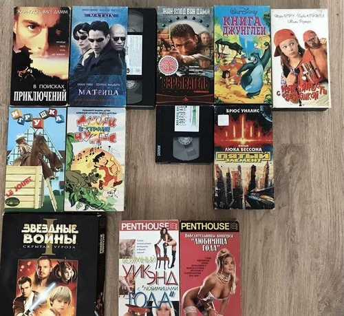 Видеокассеты VHS, фильмы, мультфильмы