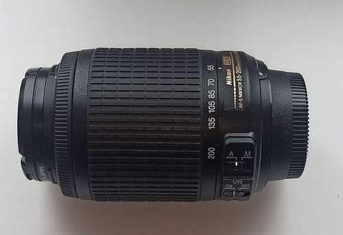 Объектив Nikon 55-200MM F/4-5.6G ED VR