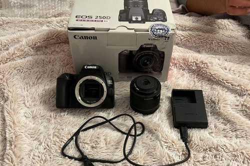 Фотоаппарат Canon 250d софтбоксы хромакей штатив