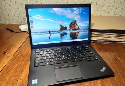 Ноутбук Lenovo Thinkpad T460S i7-6600u 8gb SSD 256