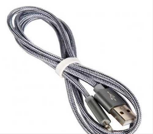 Кабель USB hoco X2 knitted для Lightning, 2.4А, дл