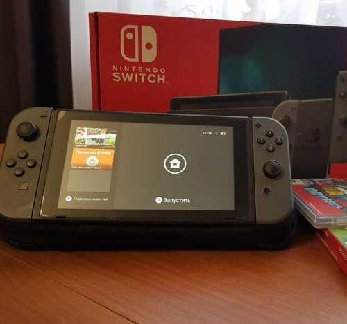 Nintendo switch rev 2 с играми