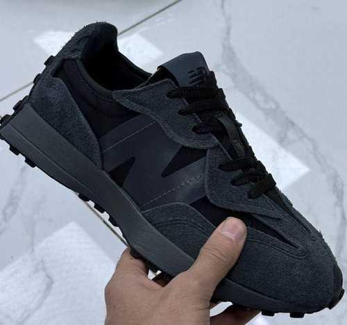 New balance 327 черные