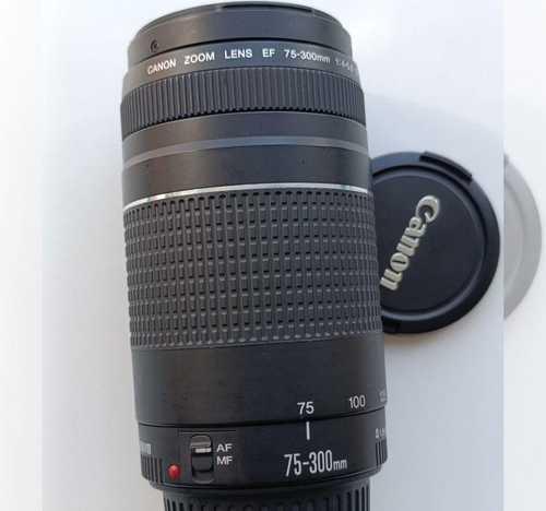 Canon EF 75-300mm f/4-5.6 III телевик Кенон 75-300