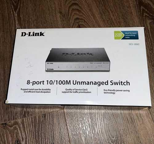 Роутер D link Des-1008D