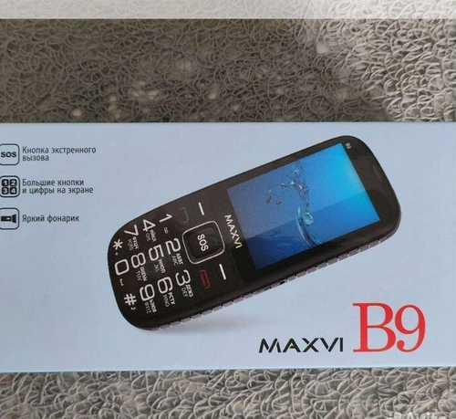 Кнопочный телефон maxvi новый