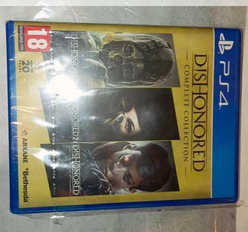 Dishonored complete collection ps4 3 игры