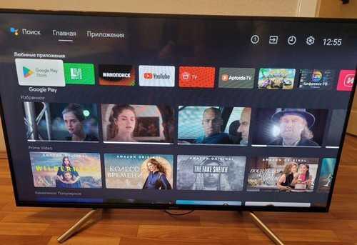 Огромный smart TV Sony на Android, диагональ 123см