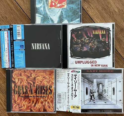 CD Япония. nirvana. Guns n Roses