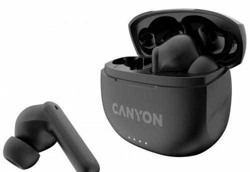 Наушники Canyon TWS-8, Bluetooth, вкладыши, черный