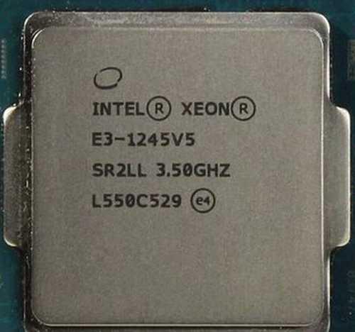 Xeon e3-1245v5 3,9GHz 8Mb LGA1151 4/8 ядер