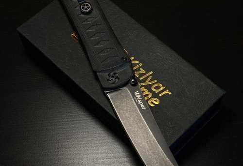 Нож складной Kizlyar supreme Whisper D2 Black