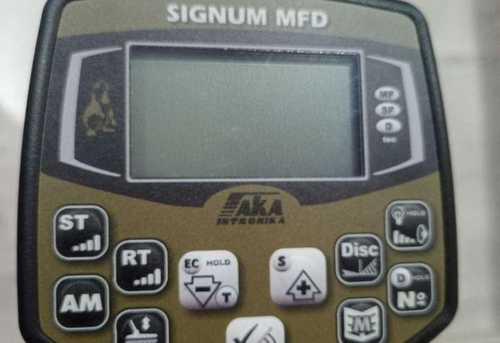 Металлоискатель ака signum MFD