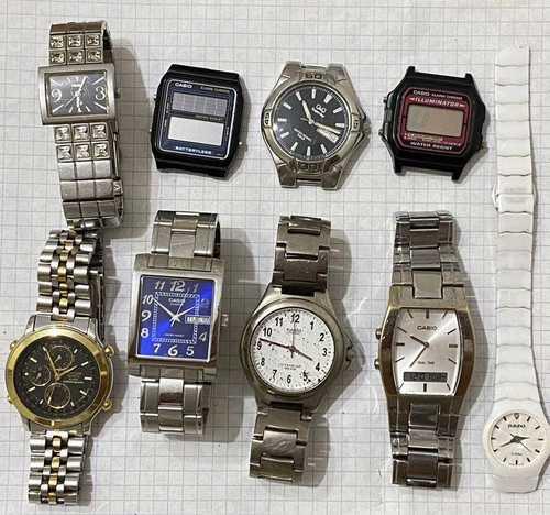 Наручные часы Sitizen,Orient,Casio illuminator