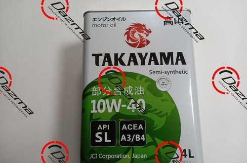 Takayama 605047 takayama SAE 10w40 API SL, acea A3