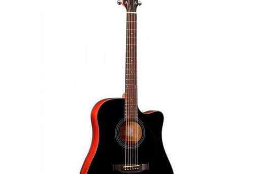 Трансакустическая гитара kepma edce K10 Black Matt
