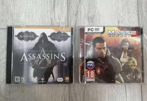 Игры на пк. Assassins Creed и Mass Efexct 2
