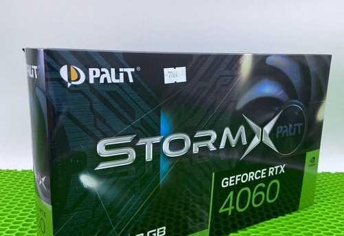 Новая видеокарта Palit RTX4060 stormx