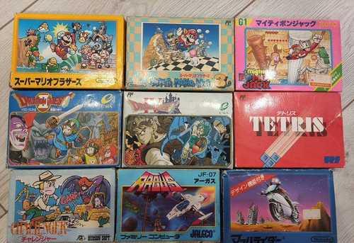 Коробочные картриджи Nintendo Famicom