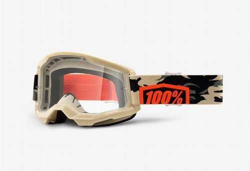 Очки 100% Strata 2 Goggle Kombat / Clear Lens