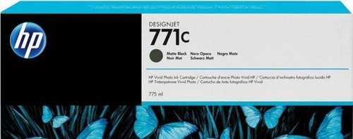 Картридж HP 771C 775ml Matte Black Ink Cartridge