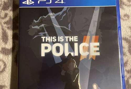 Игра для приставки this is the police ps 4