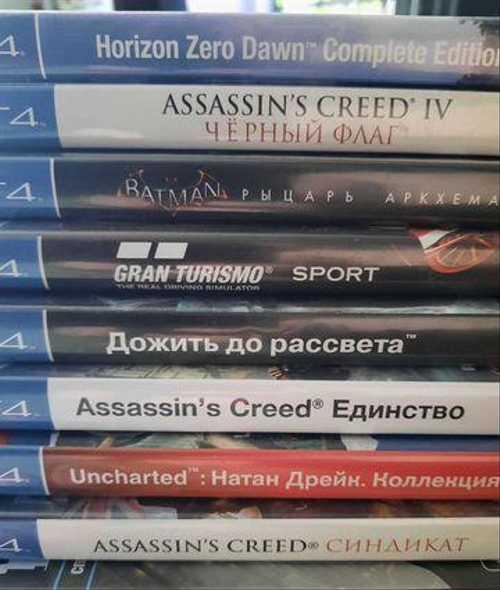 Игры Ps4 Batman, Assassin Creed, Uncharted