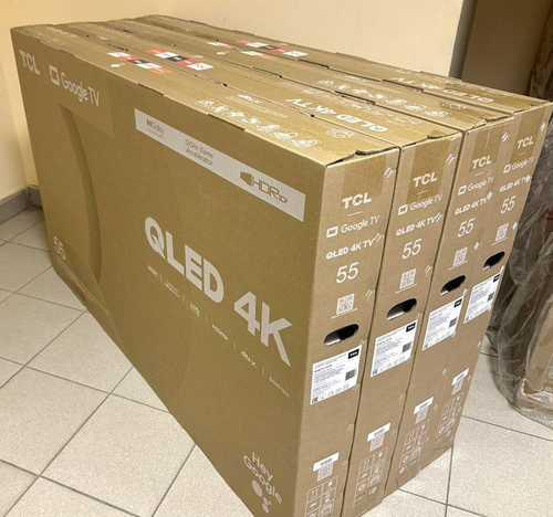 Телевизор TCL 50 55 4K Qled 120Гц 30Вт 24 New