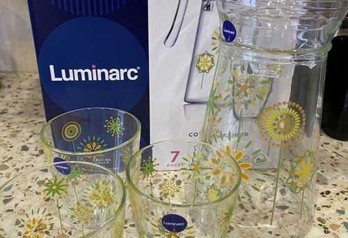 Набор кувшин и стаканы luminarc