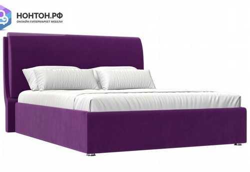Кровать Принцесса 1.6 м фиолетовая