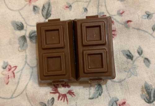 Канцелярский набор "Шоколадка": ластик и точилка
