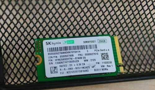 SSD Hynix M.2 PCIe 2242 256Gb