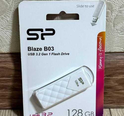 Флешка Silicone Power 128GB Blaze B03 USB 3.2