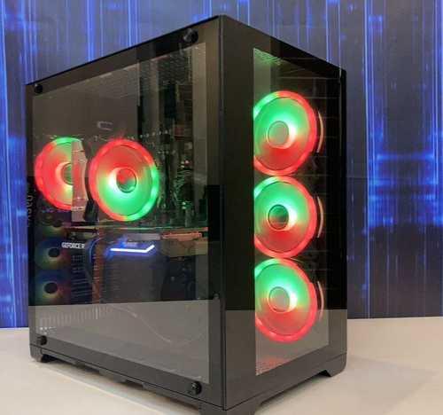 Системные блок офисный 2670V3+RX 580 8GB