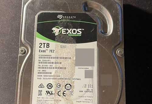 Жесткий диск seagate exos 2tb