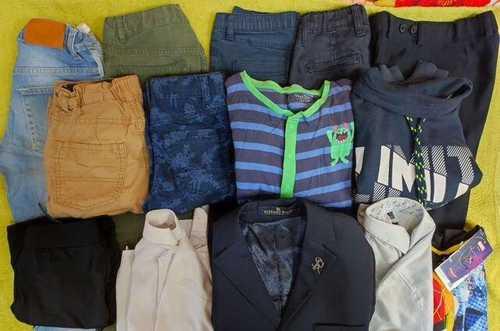 Пакет одежды школьной и повседневной мальчику 128