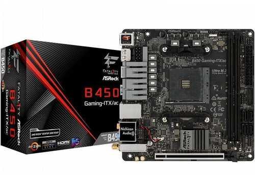 Материнская плата ASRock B450 gaming (AM4, ITX)